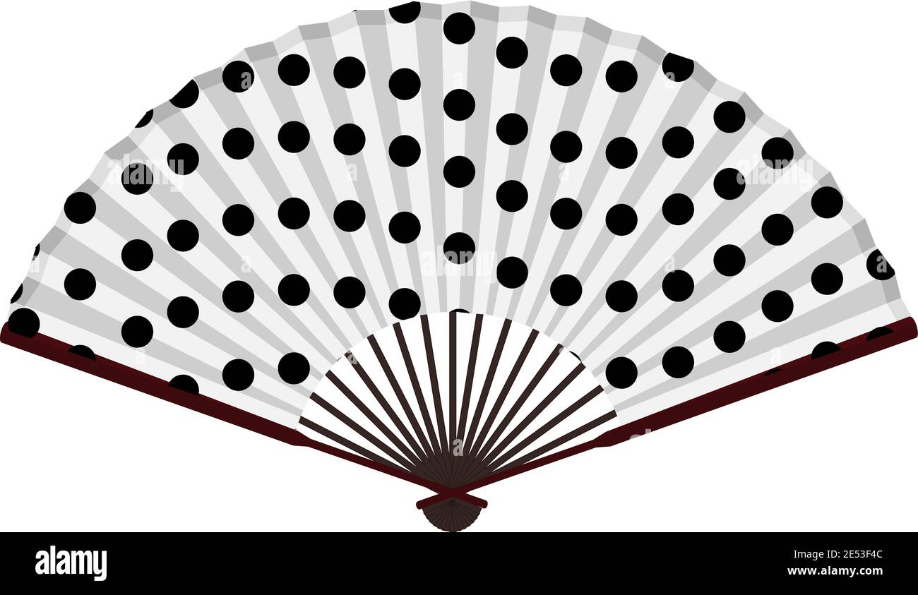 Ancient Traditional Asian Fan Stock Vector Image & Art - Alamy