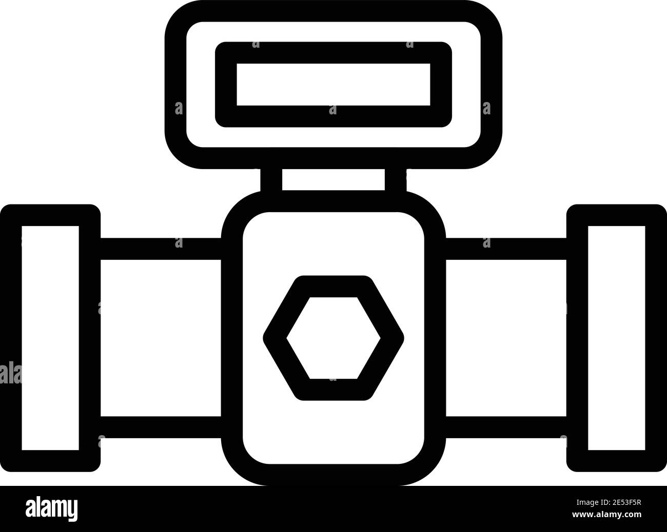 Sewerage system icon. Outline sewerage system vector icon for web ...