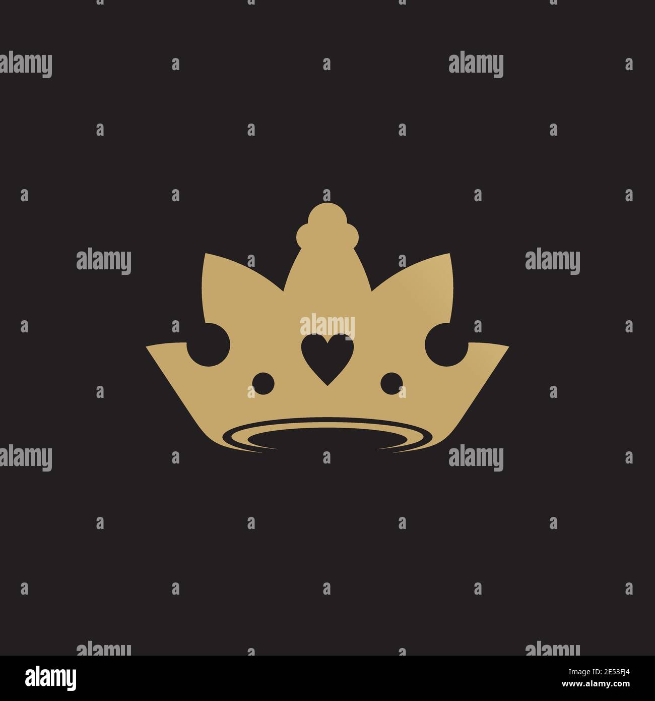 Luxury crown icon logo design inspiration vector template Stock Vector ...