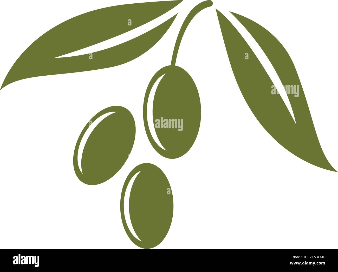 olive logo template vector design Stock Vector Image & Art - Alamy