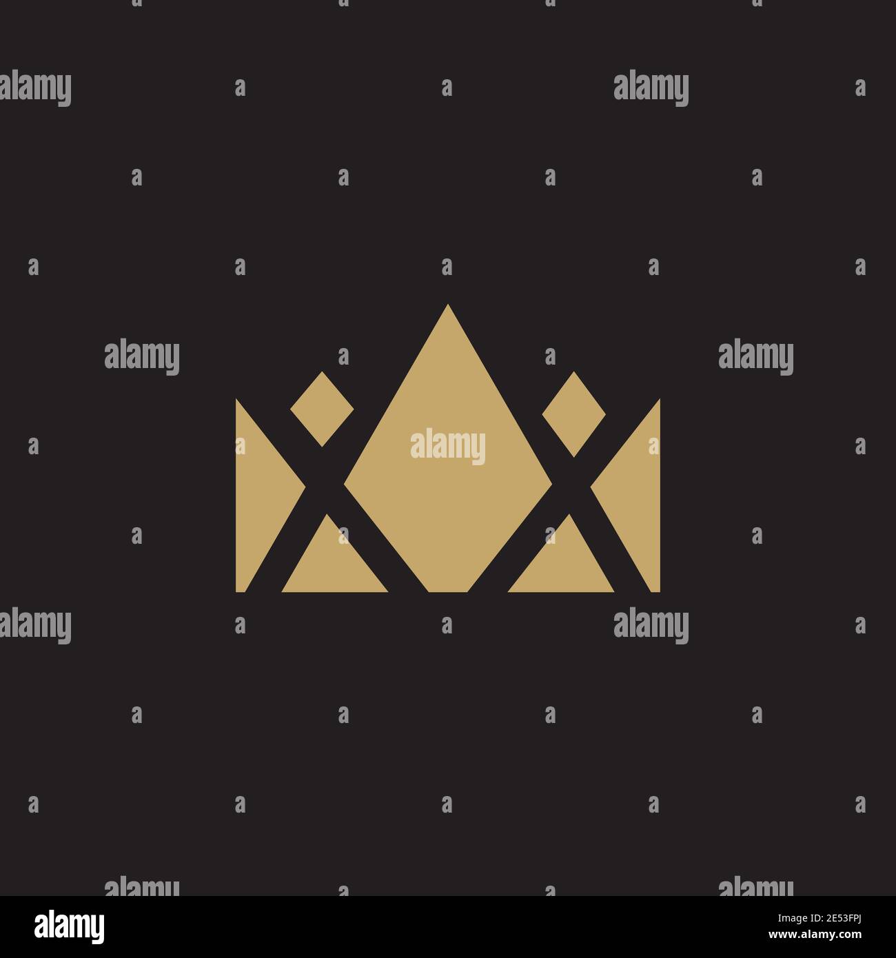 Luxury crown icon logo design inspiration vector template Stock Vector ...