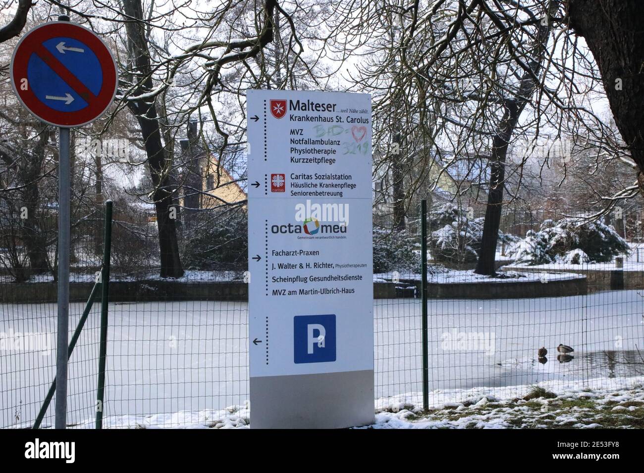 Malteser Krankenhaus St. Carolus in Görlitz, und OCTAMED Stock Photo ...