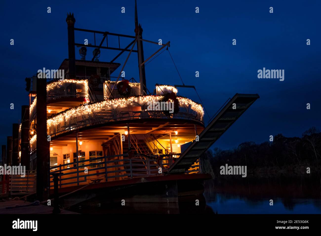 Montgomery, Alabama/USA-December 18, 2018: The Harriot II riverboat ...
