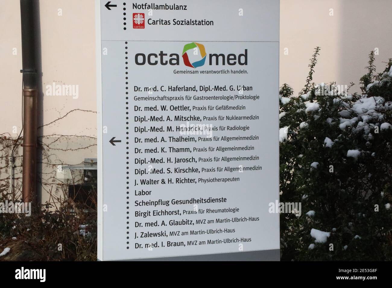 Malteser Krankenhaus St. Carolus in Görlitz, und OCTAMED Stock Photo ...