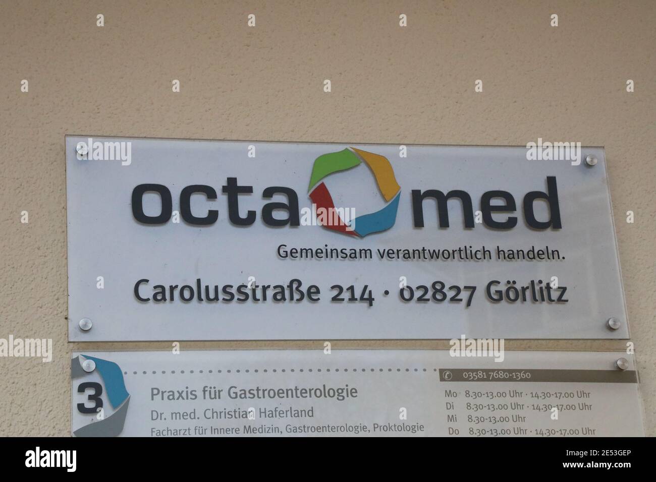 OCTAMED am Malteser Krankenhaus St. Carolus in Görlitz Stock Photo - Alamy