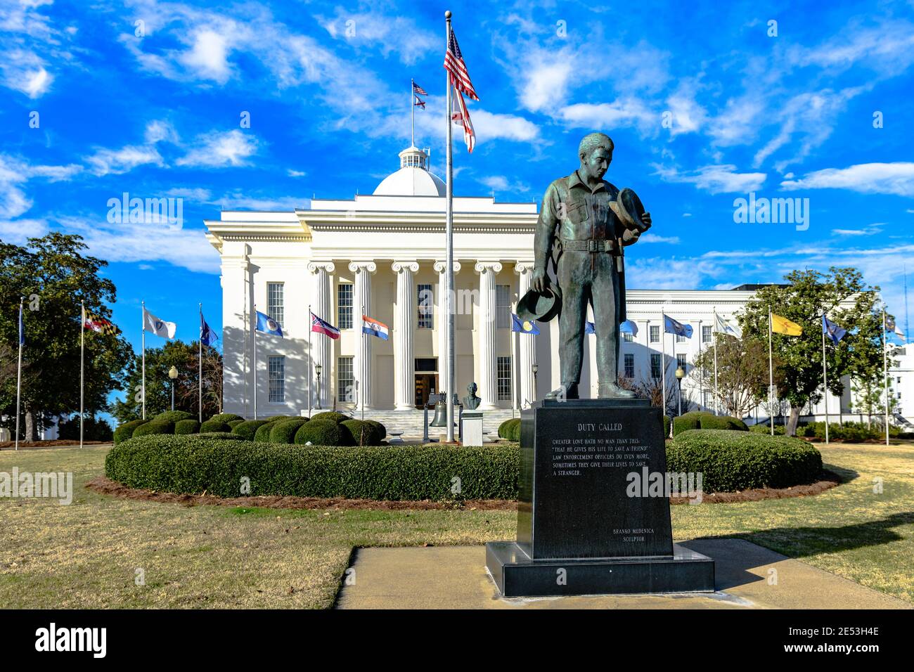 Montomgery, Alabama, USA - January 28, 2017: Statue of an annomonous ...