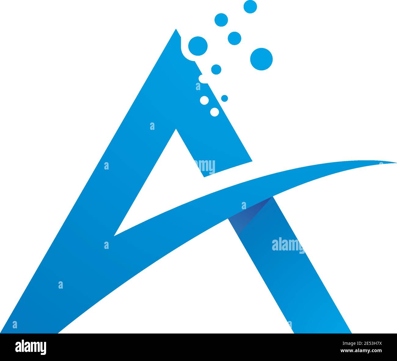 A Letter Pixel art design Logo Template Stock Vector Image & Art - Alamy