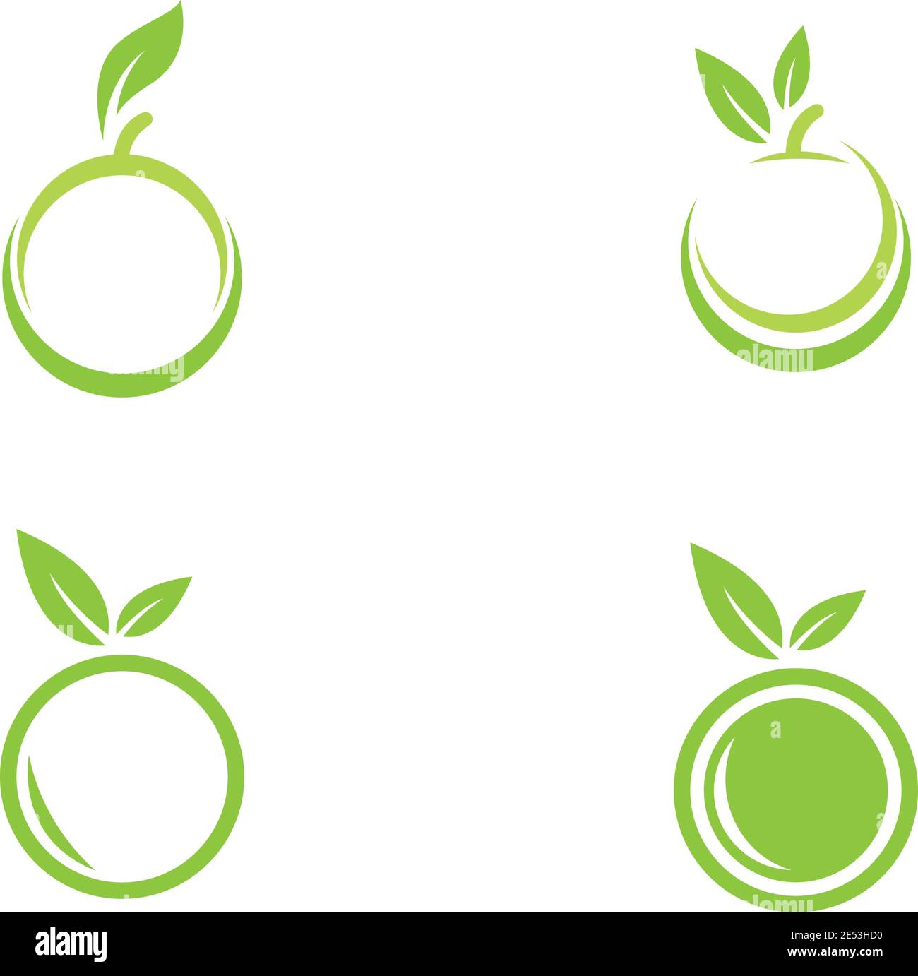 Melon logo Stock Vector Images - Alamy