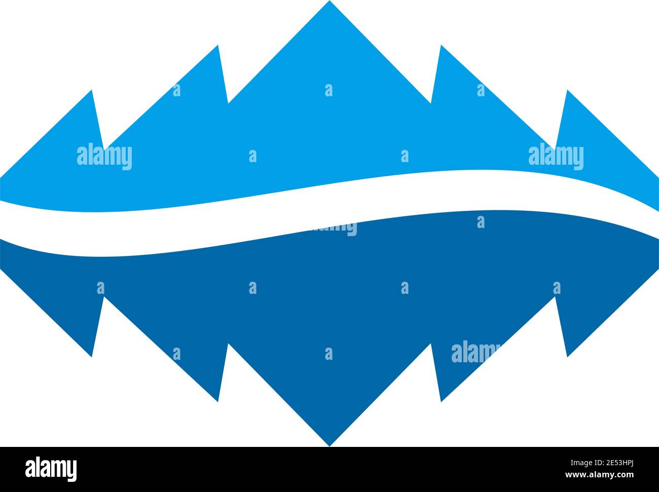 Iceberg logo icon design illustration vector template Stock Vector ...