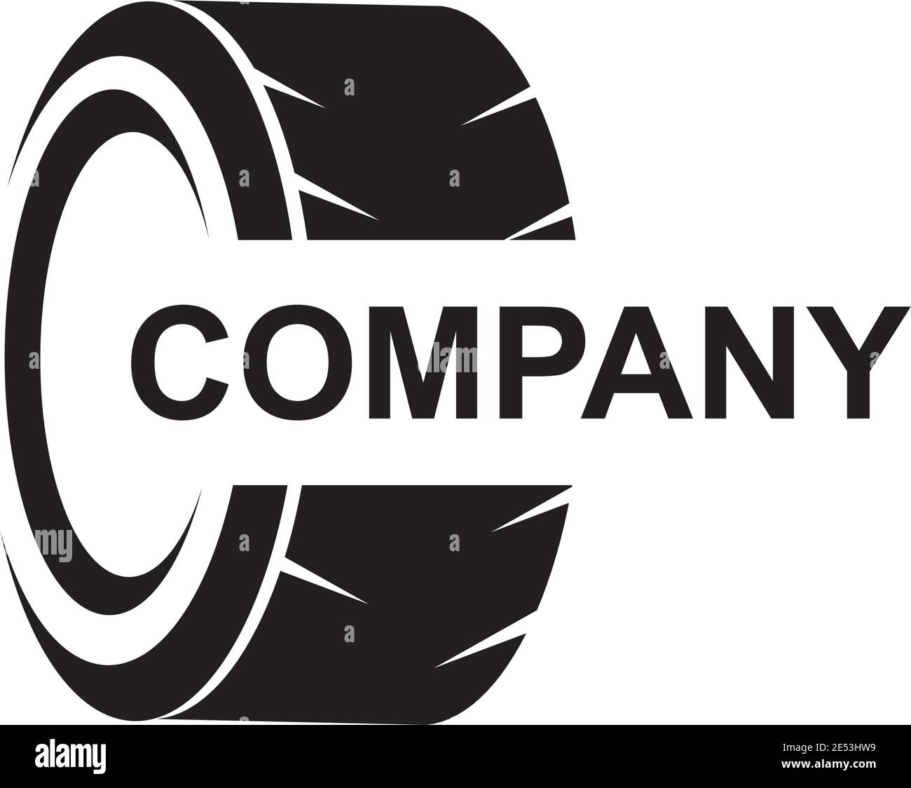 Tyre icon logo design inspiration vector template Stock Vector Image ...