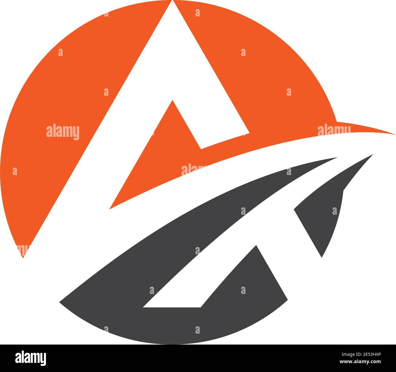 A Letter Faster Logo Template vector icon illustration design Stock ...