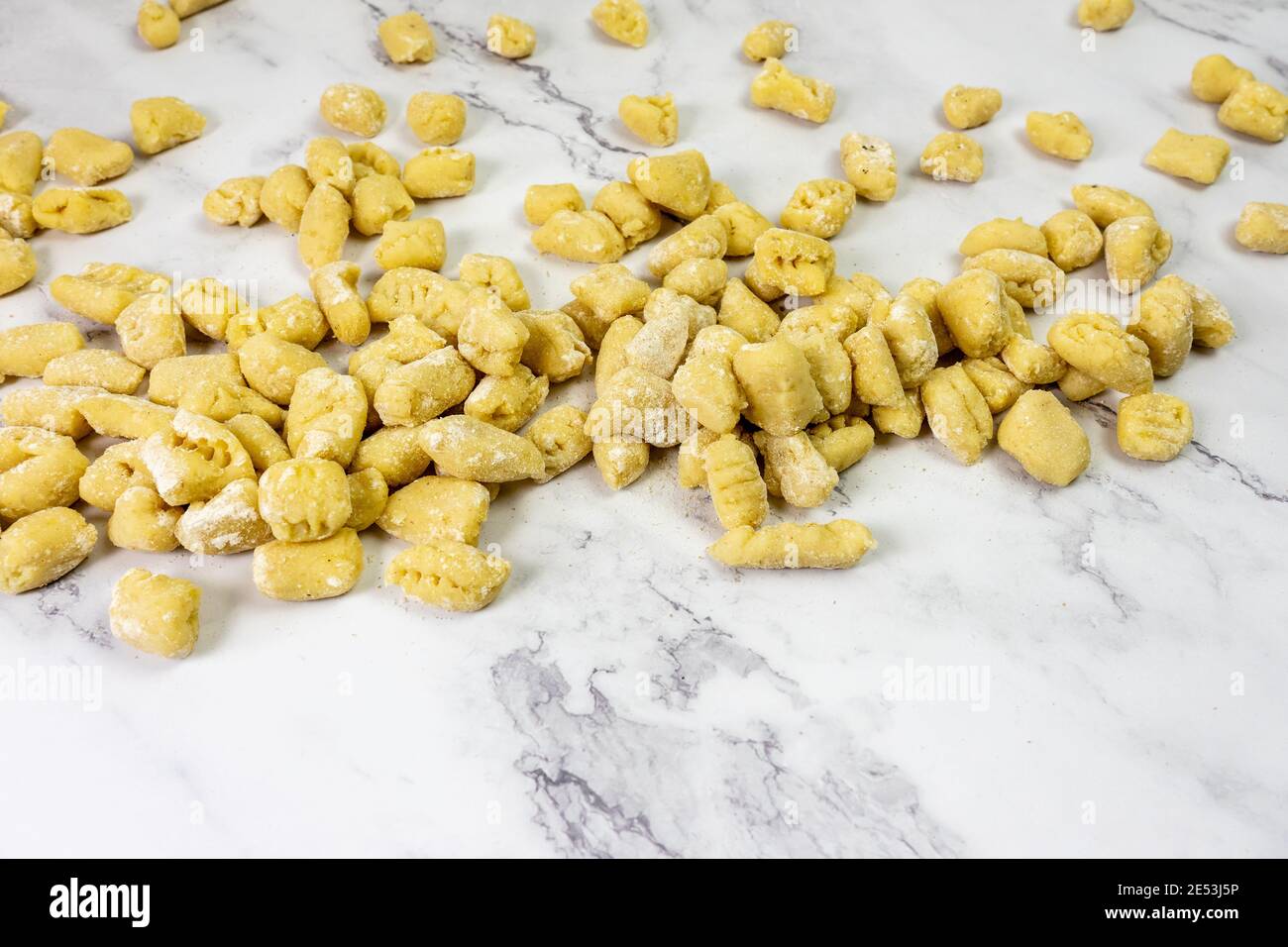 gnocchi traditional italian handmade homemade typical pasta with potato ...