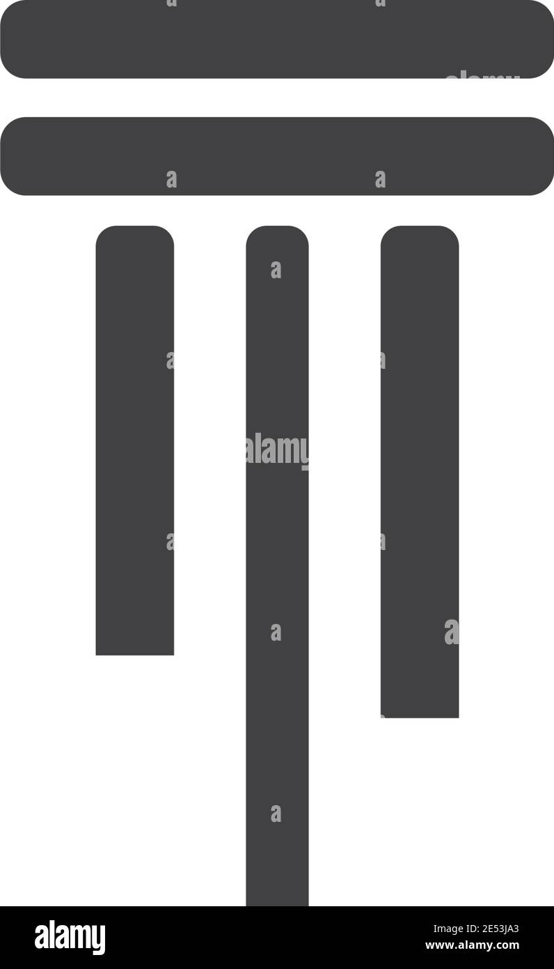column Logo Template vector design Stock Vector Image & Art - Alamy