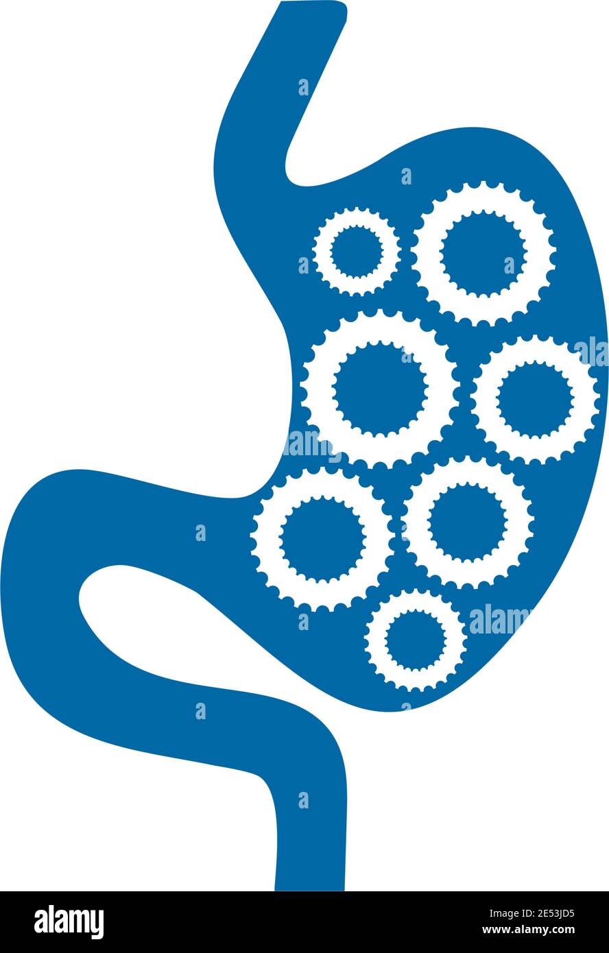 Stomach icon logo design inspiration vector template Stock Vector Image ...