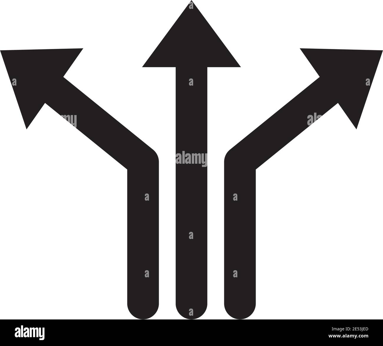 Arrow way path icon logo design inspiration vector template Stock ...