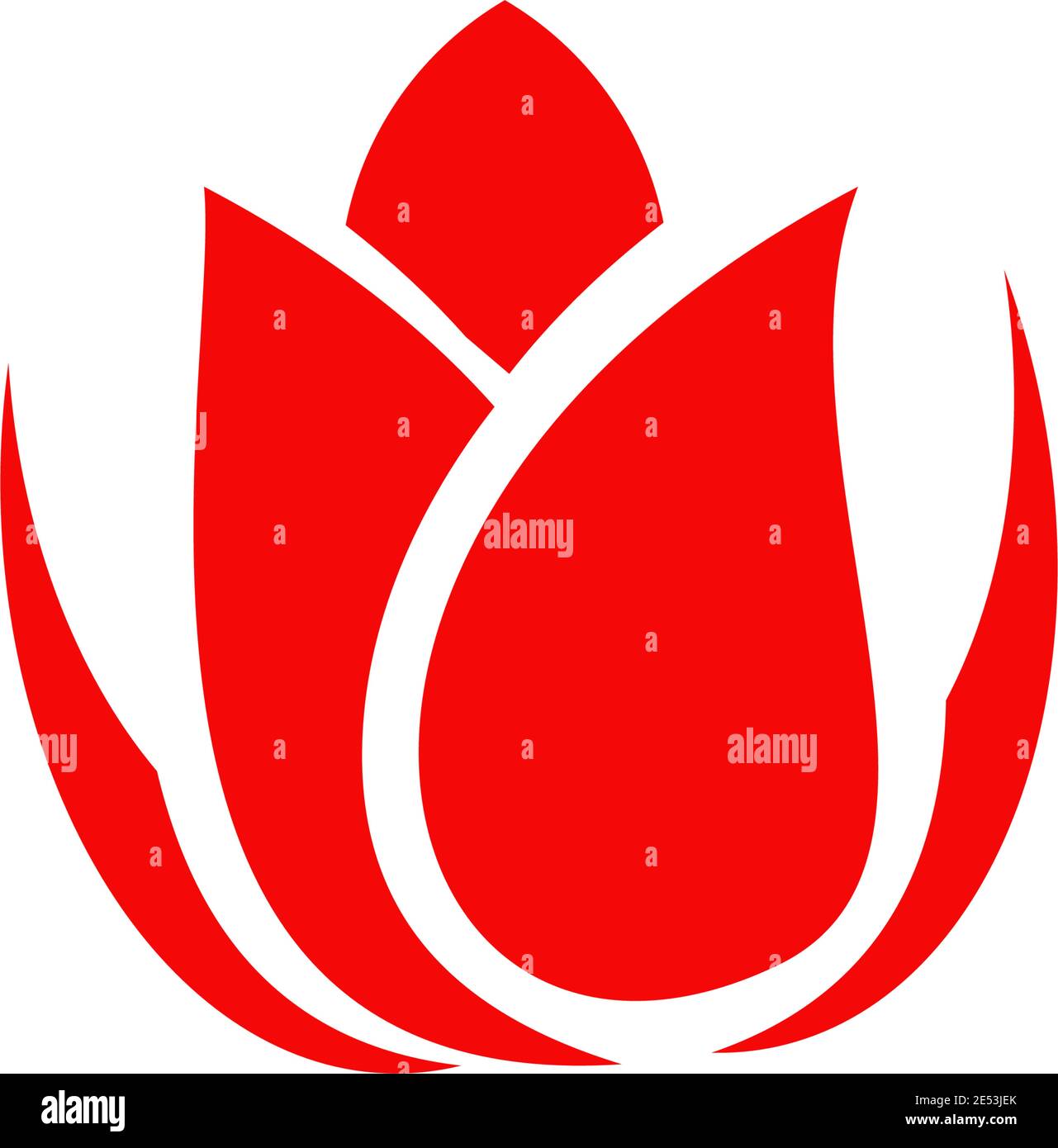 Rose icon logo design inspiration vector template Stock Vector Image ...