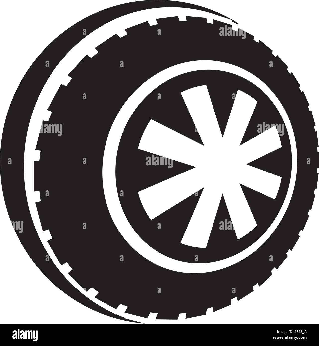 Tyre icon logo design inspiration vector template Stock Vector Image ...