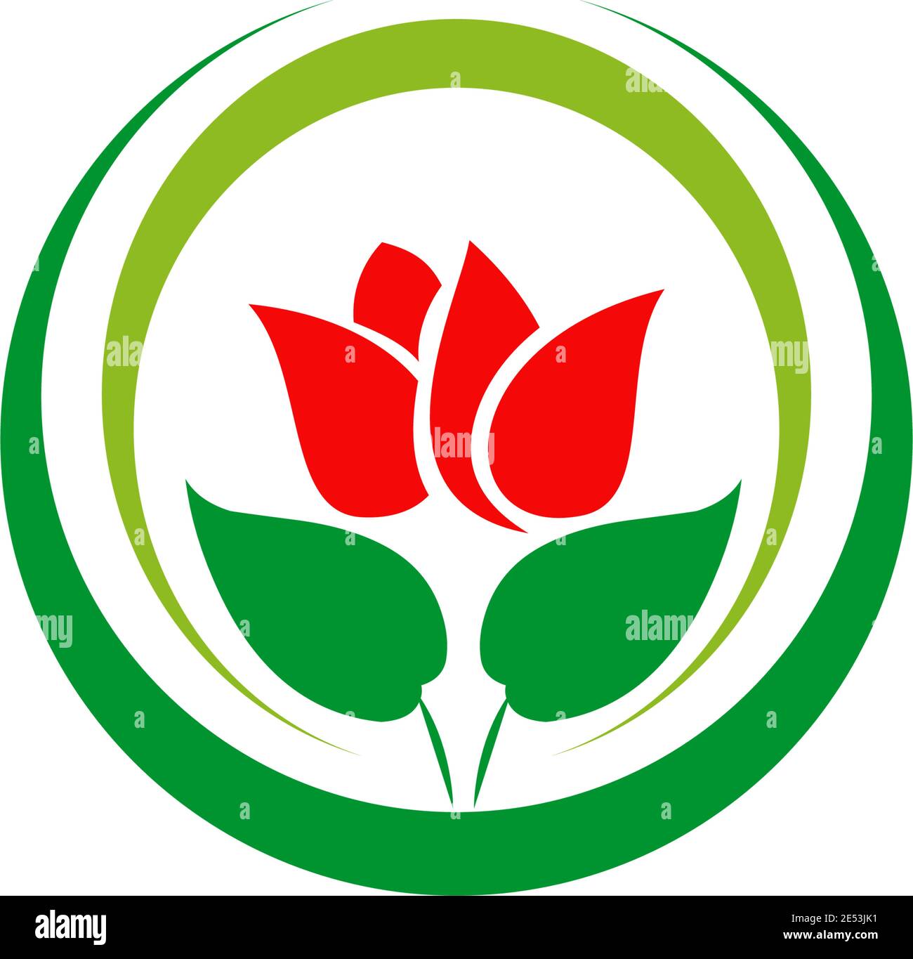 Rose icon logo design inspiration vector template Stock Vector Image ...