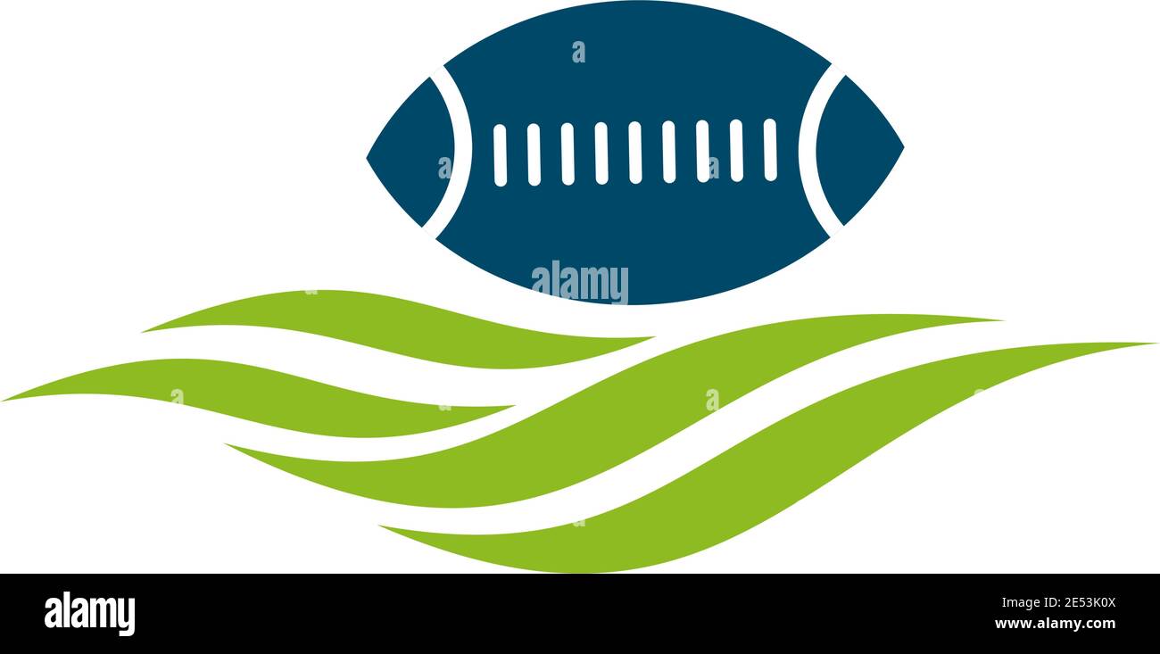 Rugby sport logo design inspiration vector template illustration Stock ...