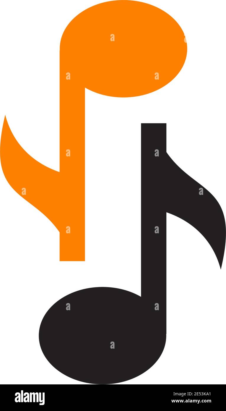 Music note symphony icon logo design inspiration vector template Stock ...