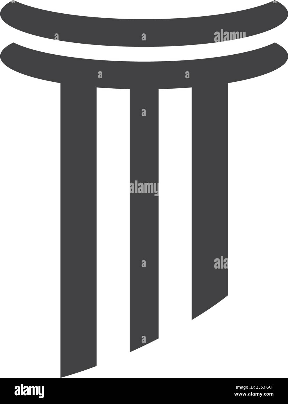 column Logo Template vector design Stock Vector Image & Art - Alamy