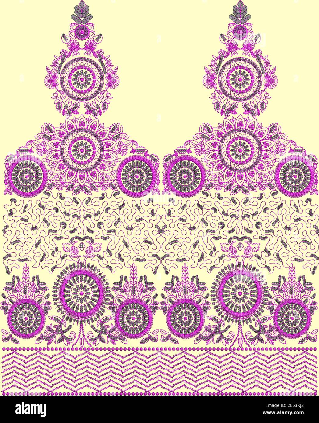 Embroidery designs hi-res stock photography and images - Alamy