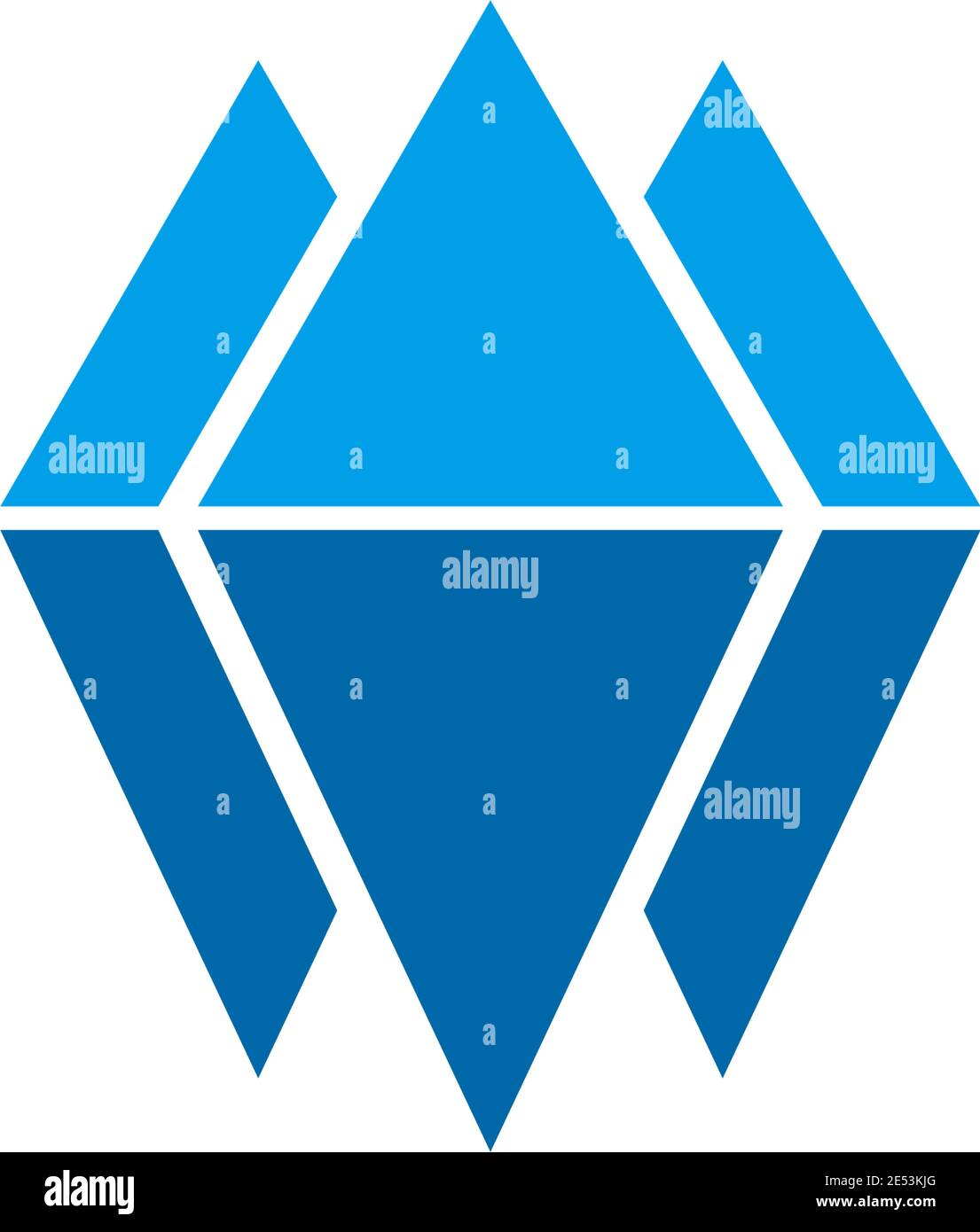 Iceberg logo icon design illustration vector template Stock Vector ...