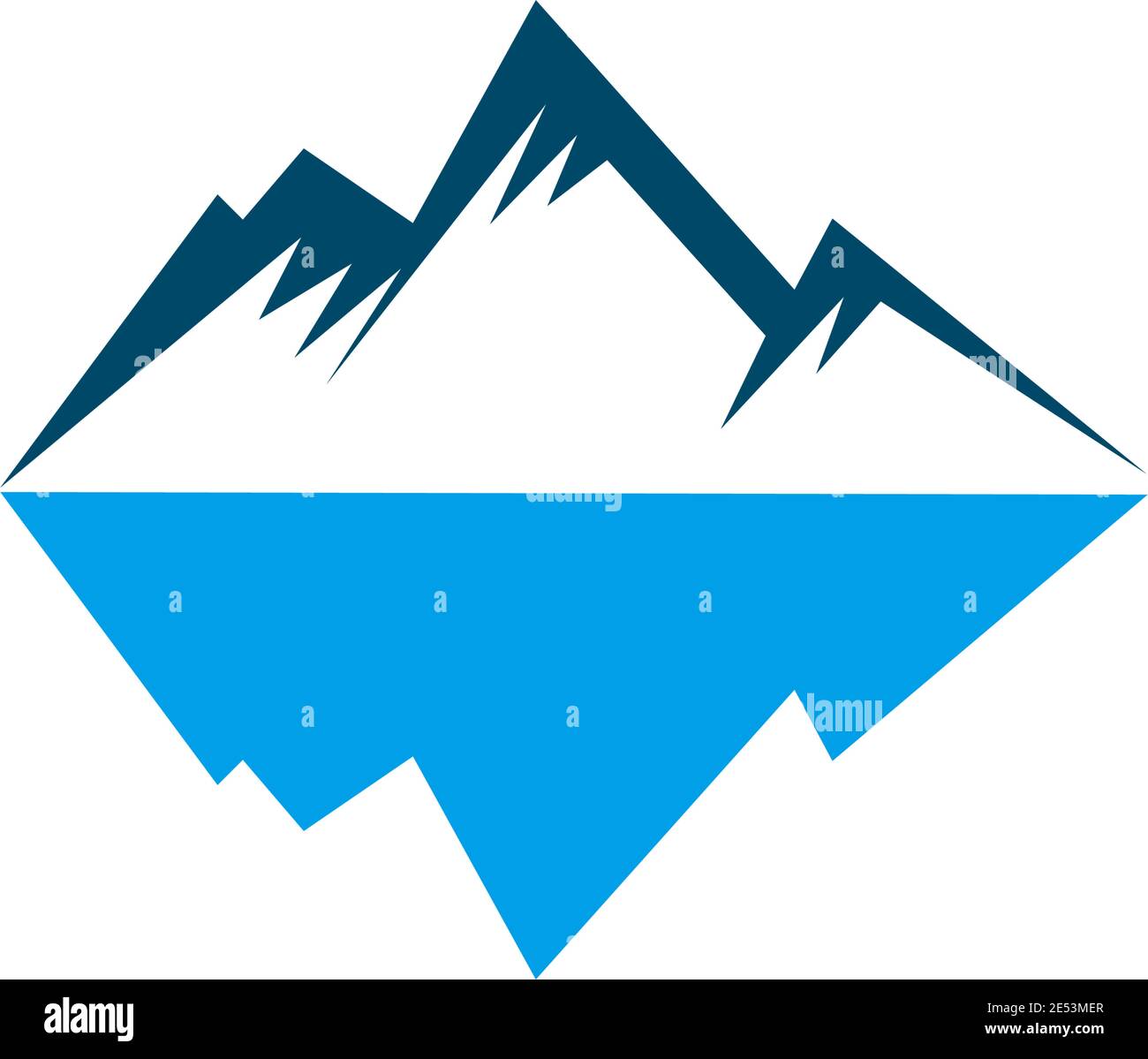 Iceberg logo icon design illustration vector template Stock Vector ...