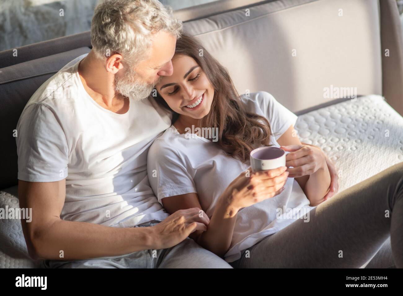 Gentle hug hi-res stock photography and images - Alamy