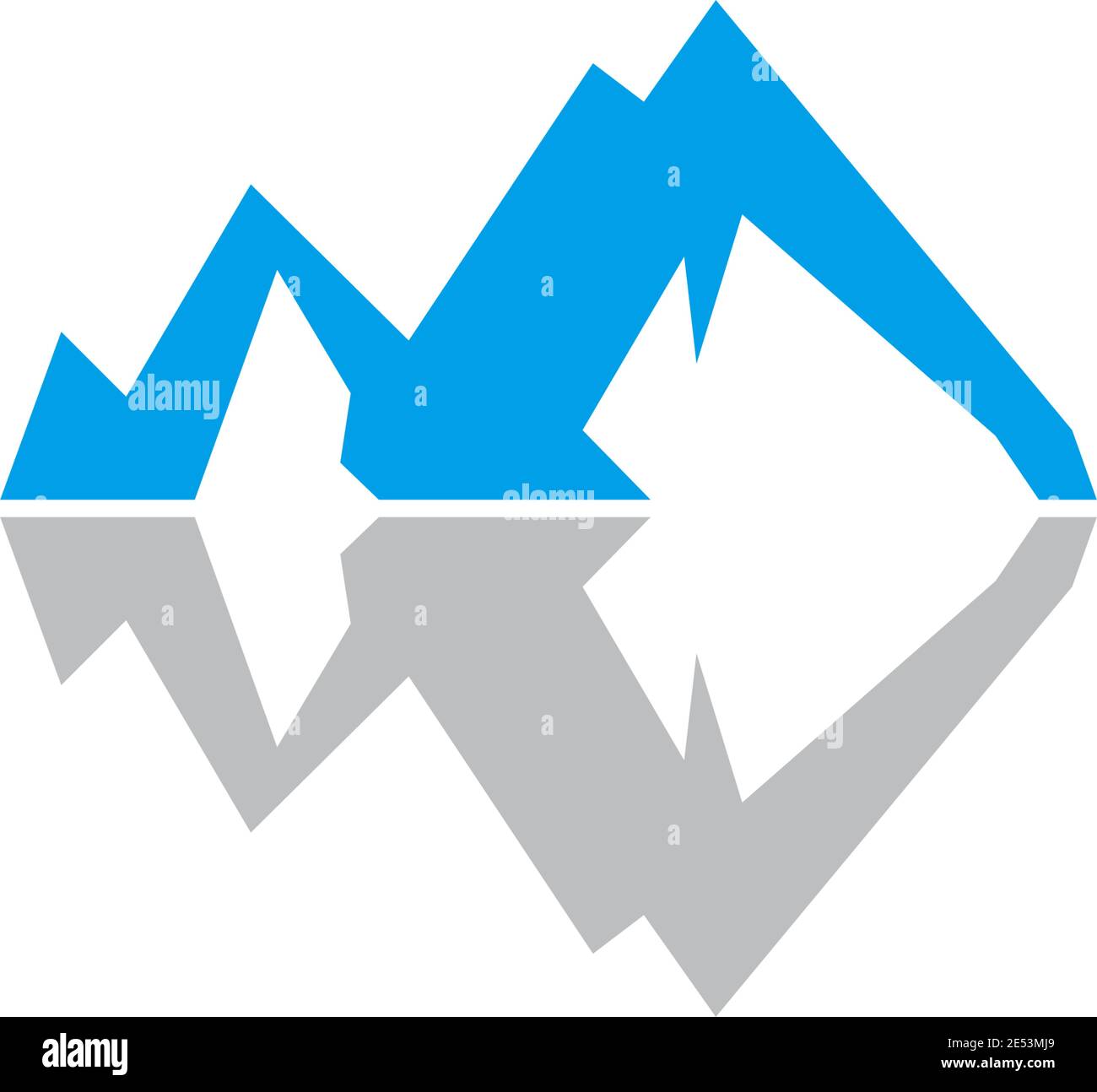 Iceberg logo icon design illustration vector template Stock Vector ...