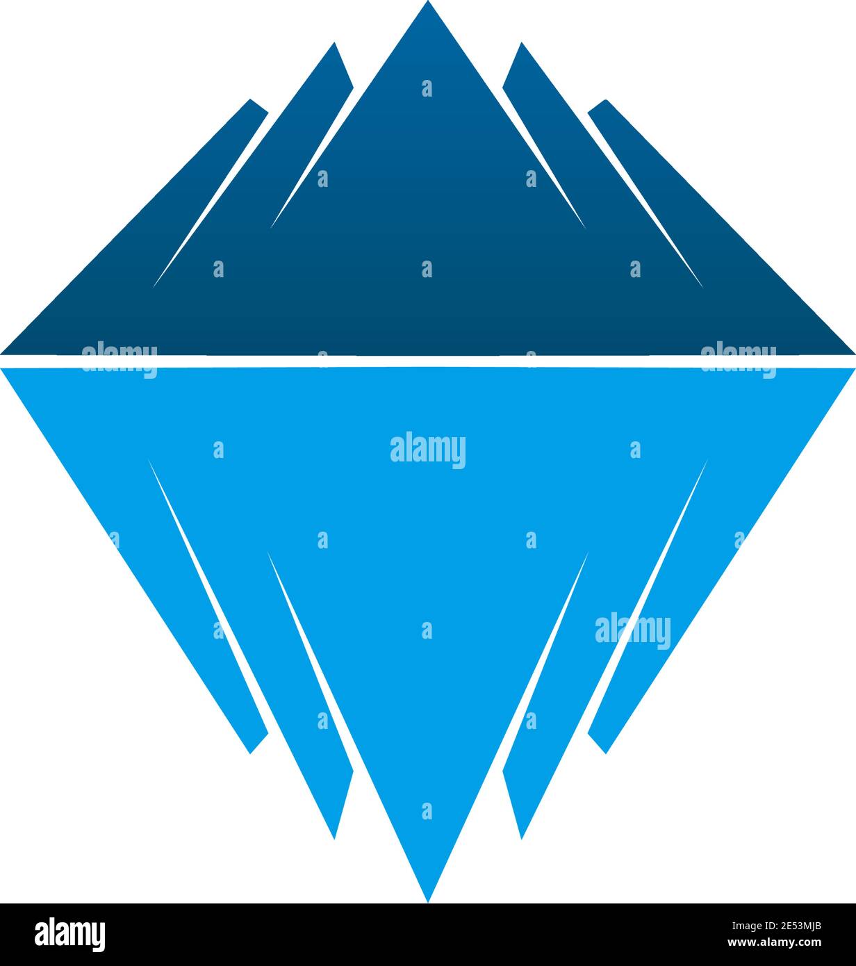 Iceberg logo icon design illustration vector template Stock Vector ...