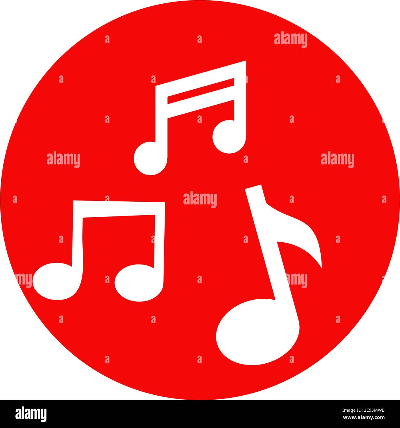 Music note symphony icon logo design inspiration vector template Stock ...