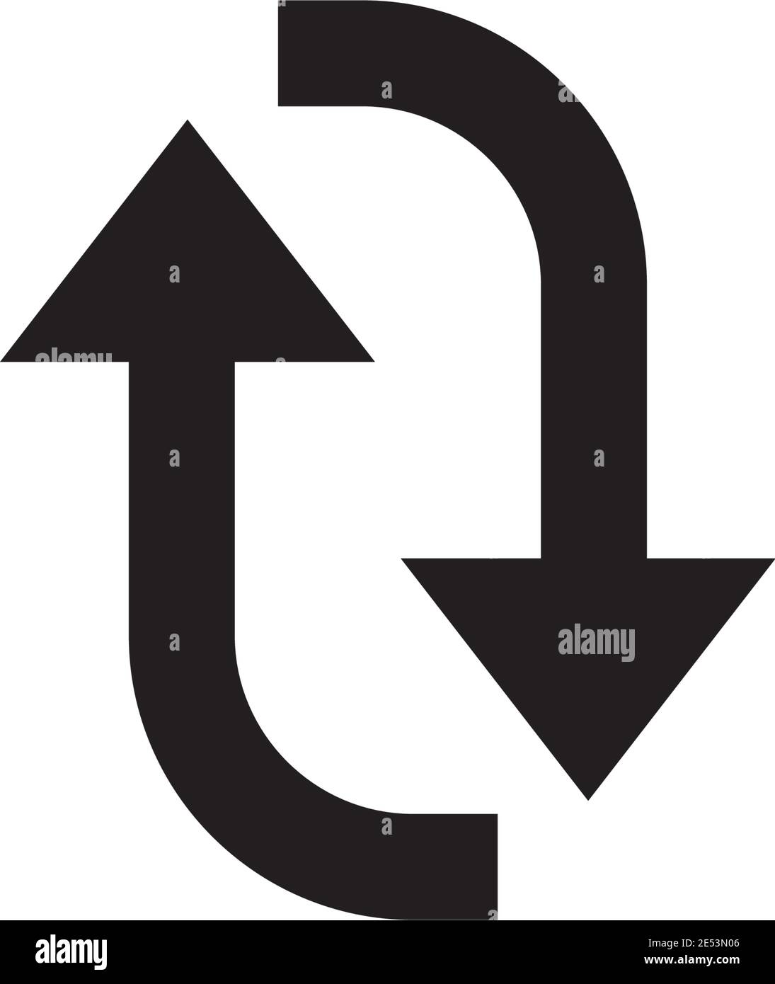 Arrow way path icon logo design inspiration vector template Stock ...