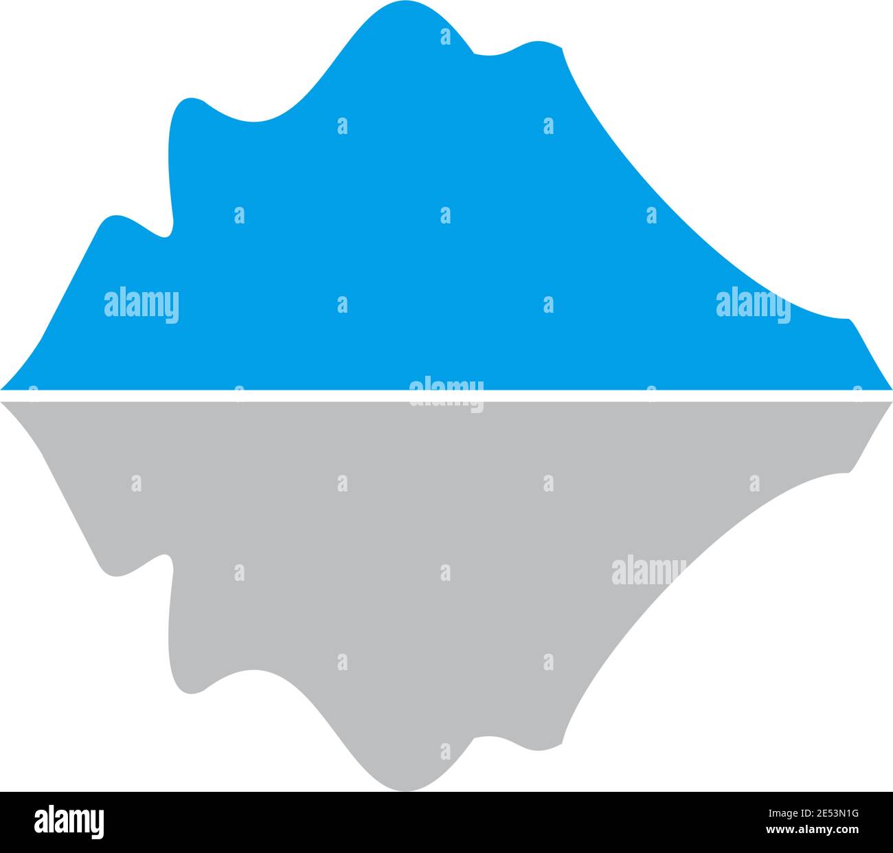 Iceberg logo icon design illustration vector template Stock Vector ...