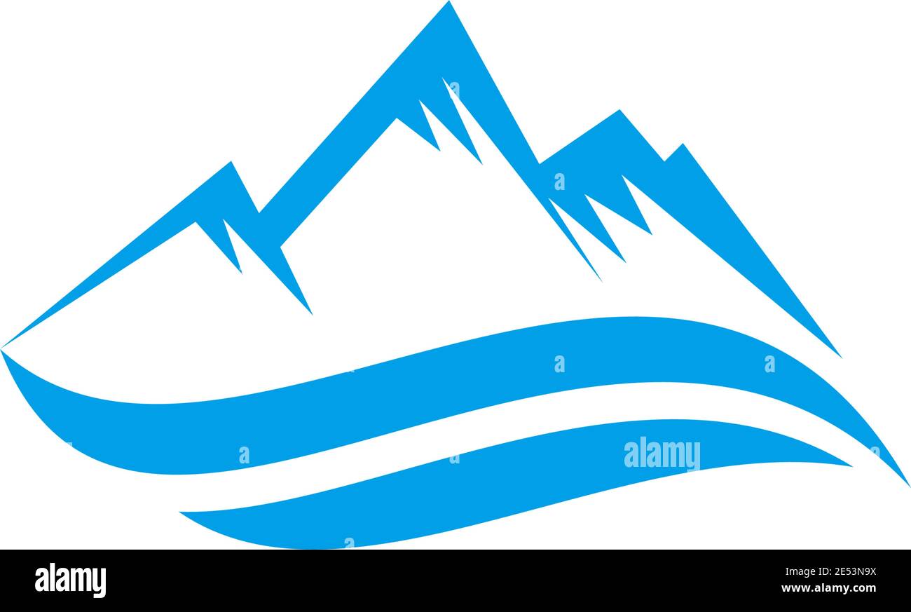 Iceberg logo icon design illustration vector template Stock Vector ...
