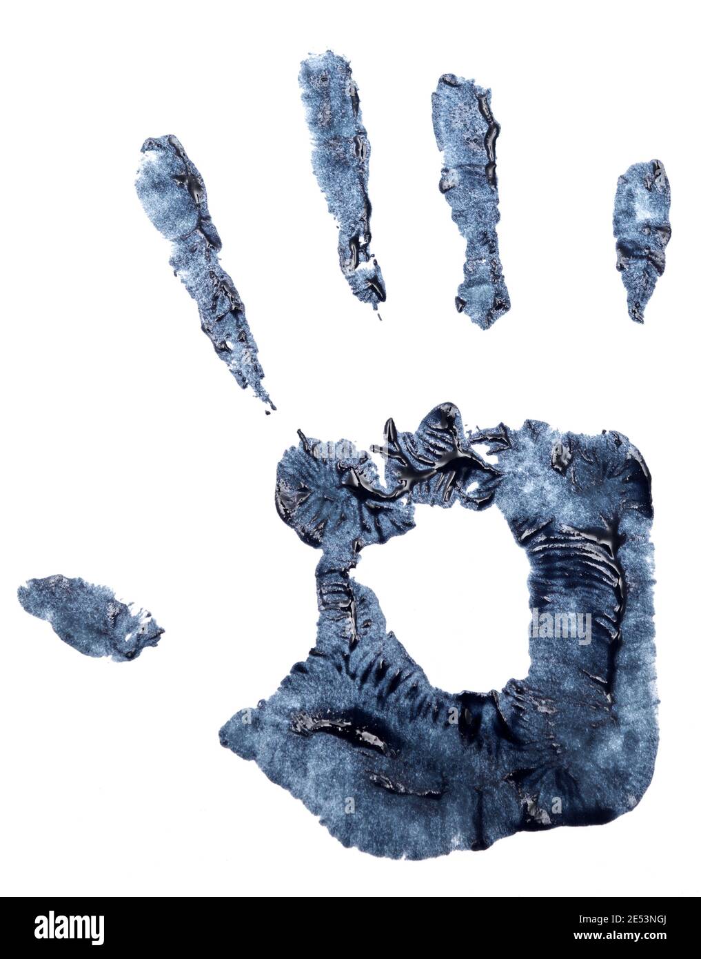 Hand print mark on Cut Out Stock Images & Pictures - Alamy