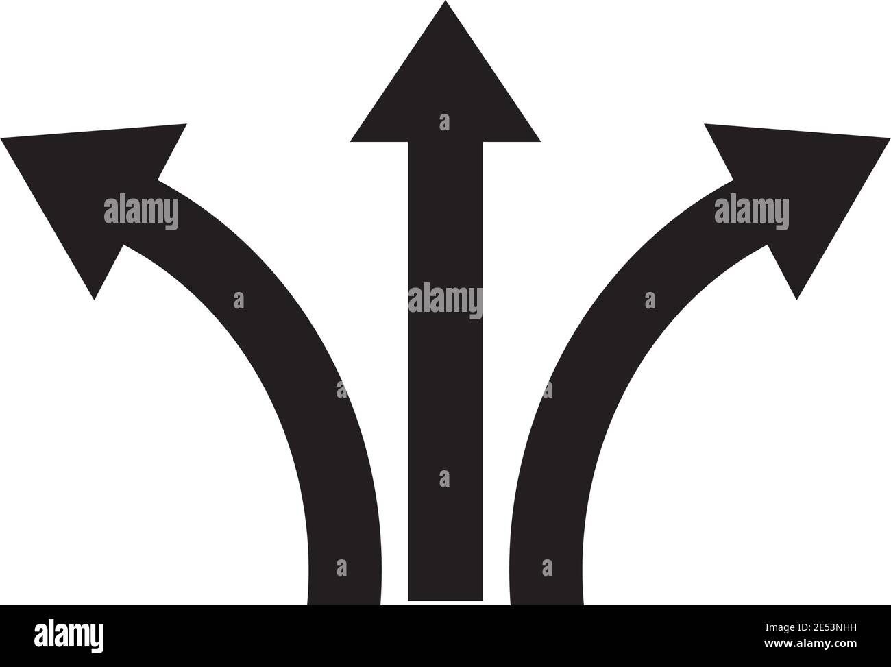 Arrow way path icon logo design inspiration vector template Stock ...