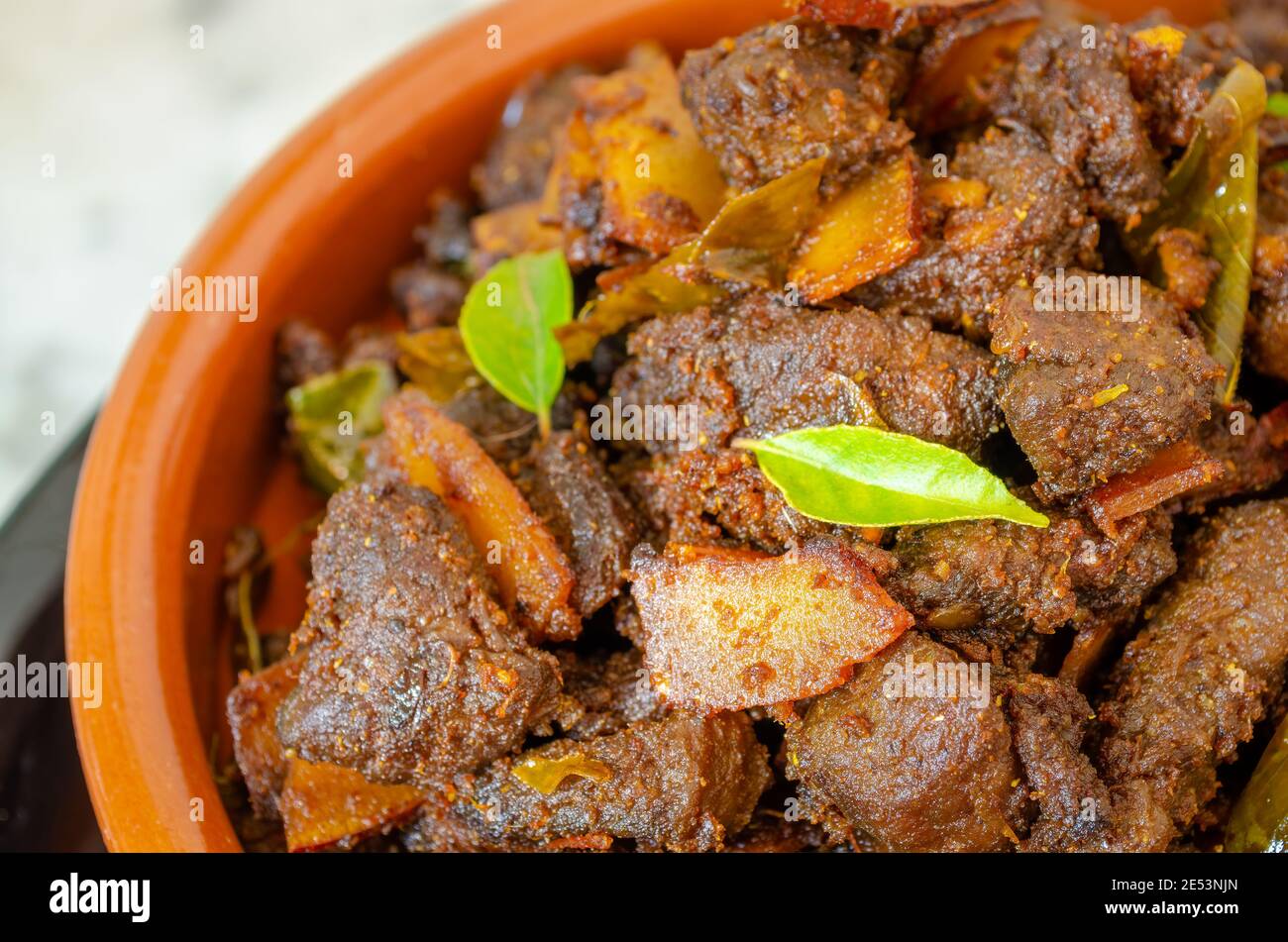 Kerala style beef dry fry hi-res stock photography and images - Alamy