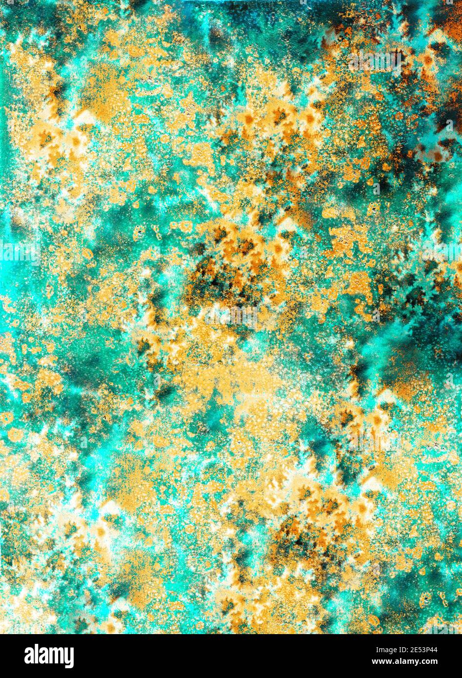 Magic watercolor background, multicolored texture, hand drawing Stock ...