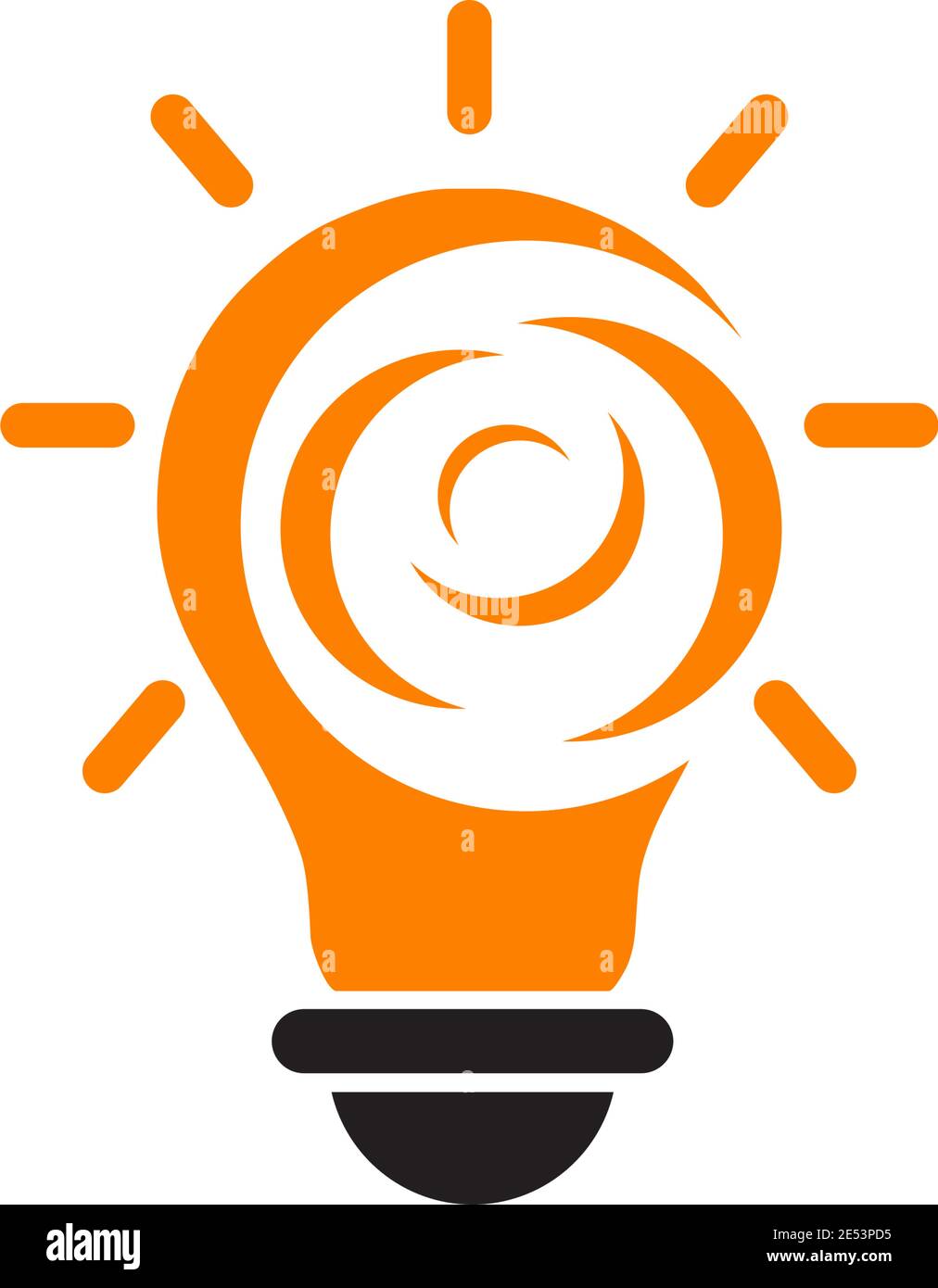 lamp lightbulb logo design inspiration vector icon template Stock ...