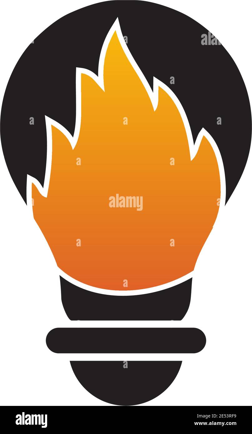 lamp lightbulb logo design inspiration vector icon template Stock ...