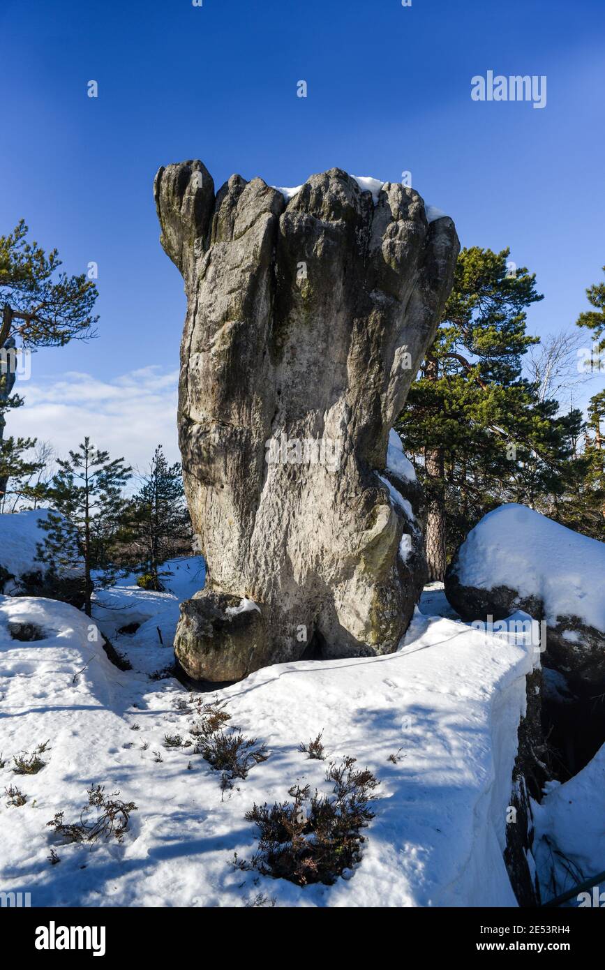 Poland gory stolowe national park rock hi-res stock photography and ...