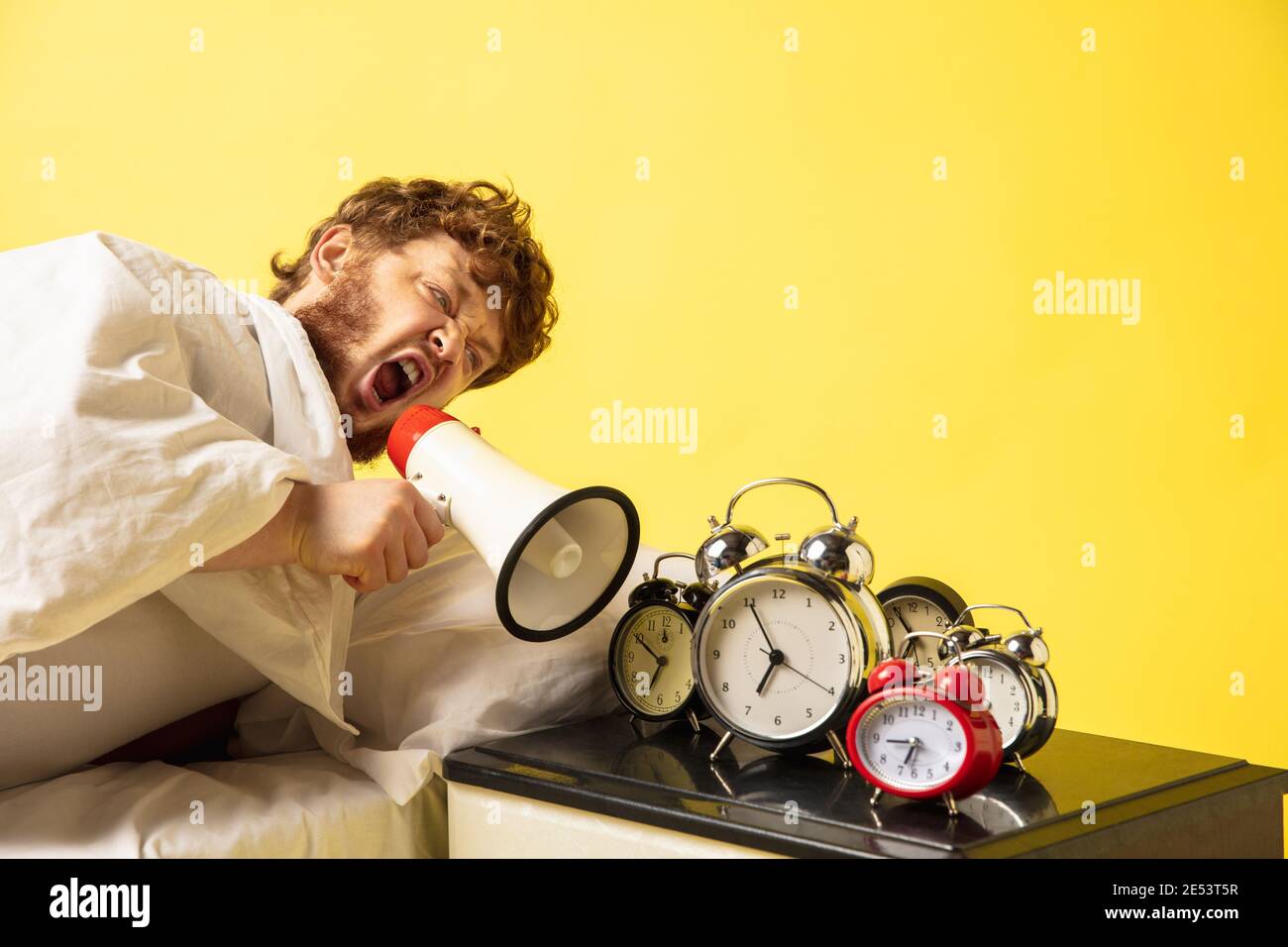 Hard awakening hi-res stock photography and images - Alamy