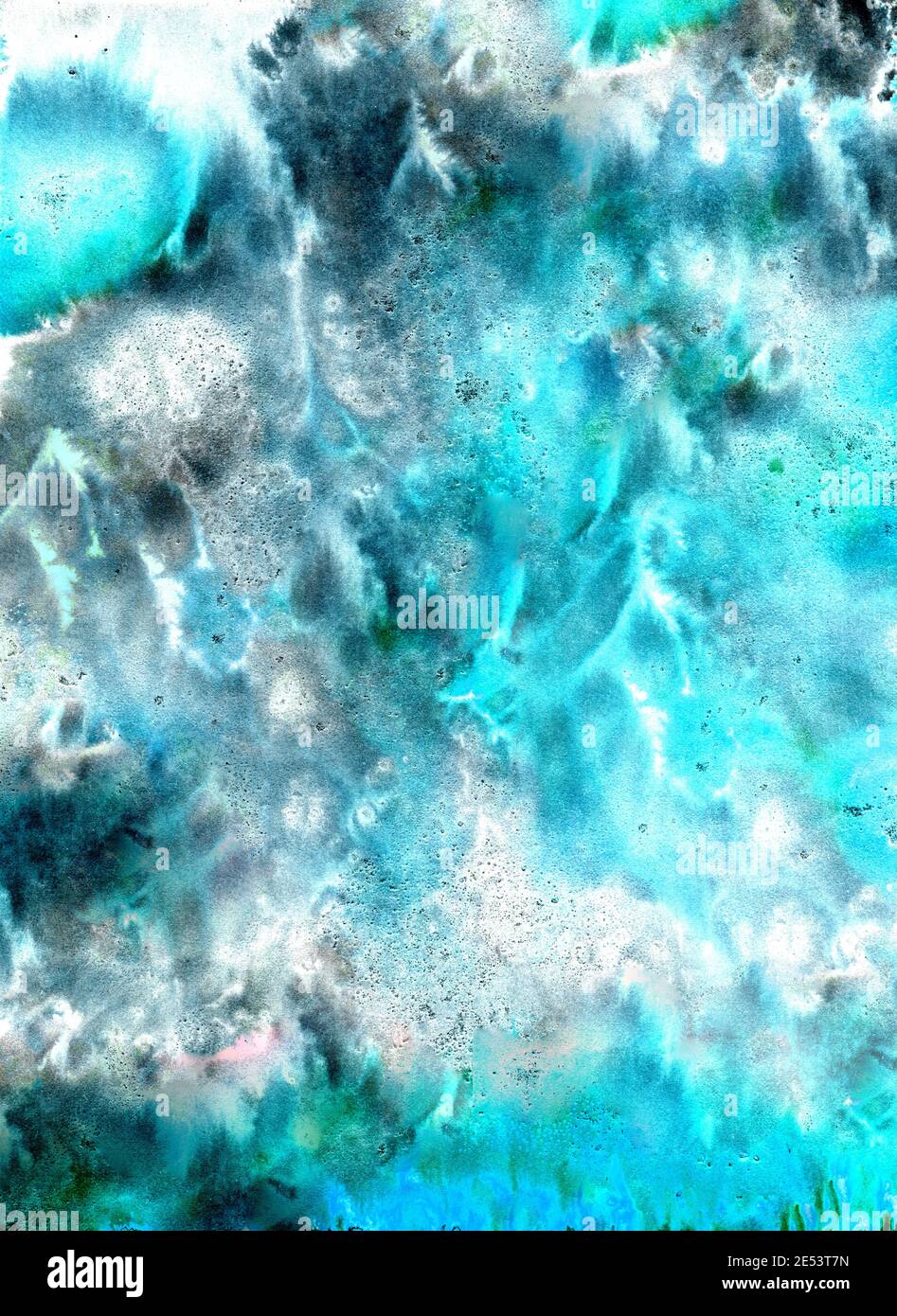 Magic watercolor background, multicolored texture, hand drawing Stock ...