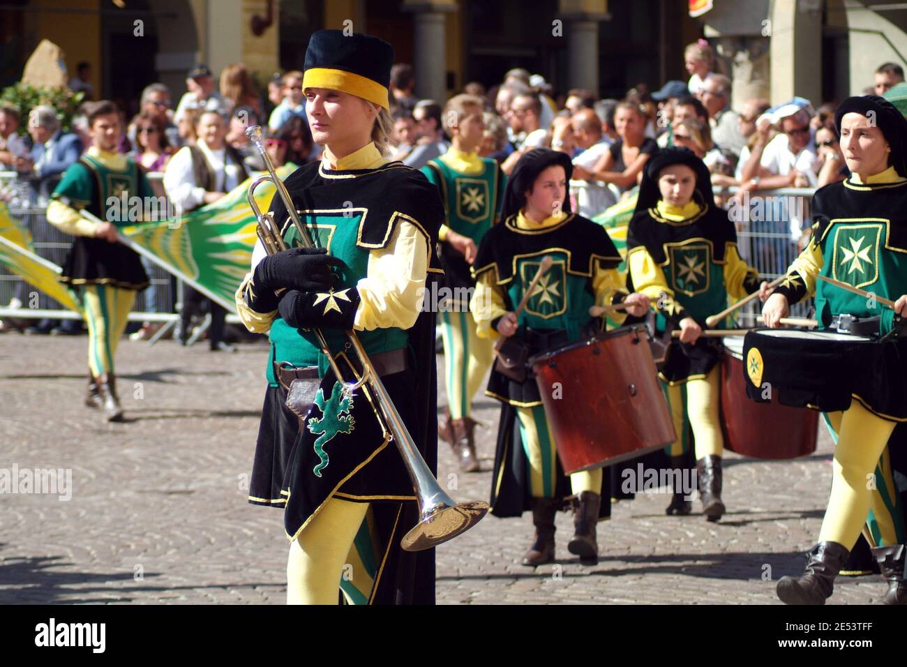 Asti palio flag hi-res stock photography and images - Alamy