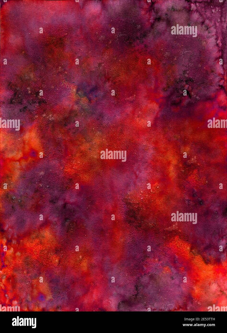 Magic watercolor background, multicolored texture, hand drawing Stock ...