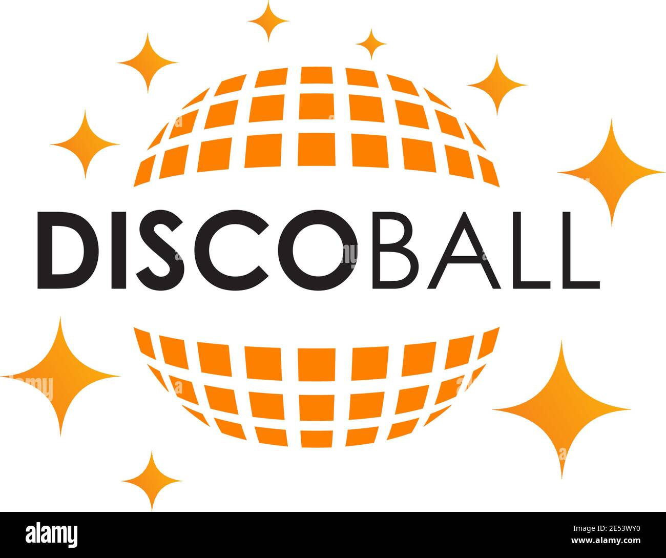 Disco Ball icon illustration design vector template Stock Vector Image ...