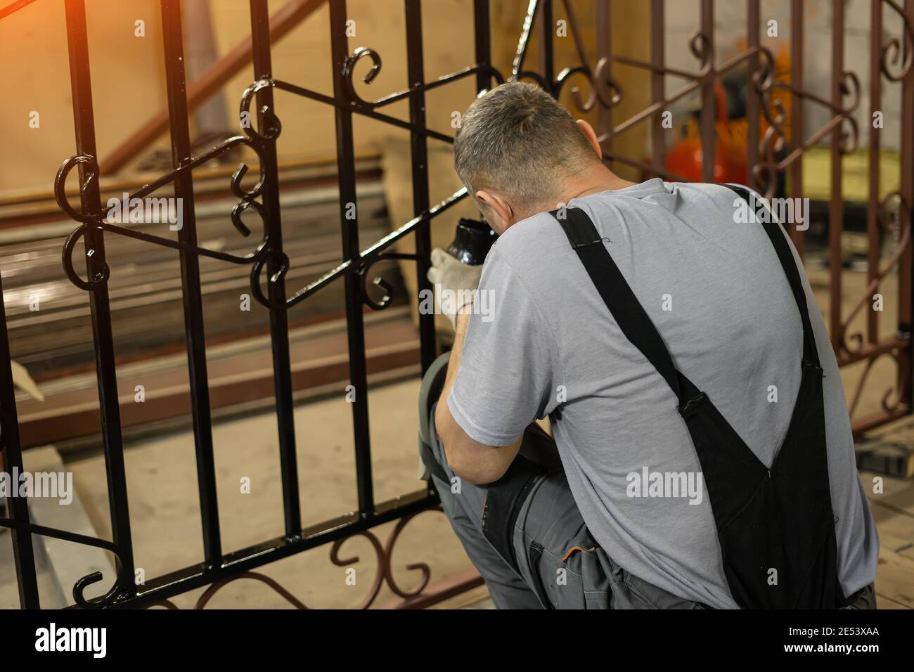Man made fence hi-res stock photography and images - Alamy