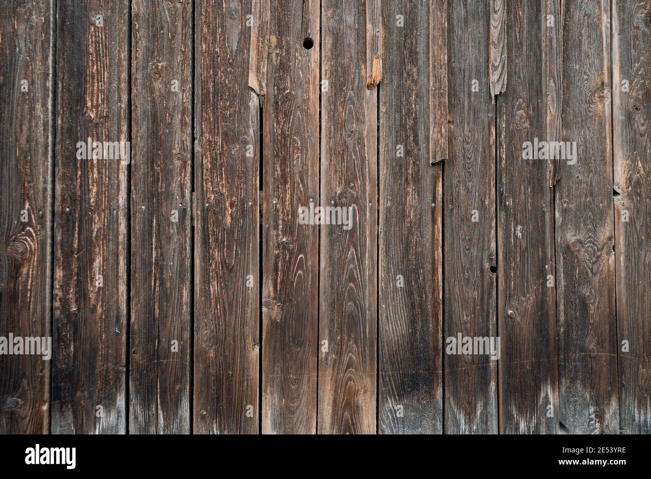 old wall made of wooden planks Stock Photo - Alamy