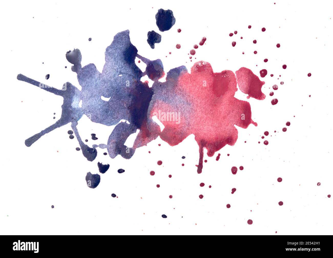 Abstract watercolor on white background Stock Photo - Alamy